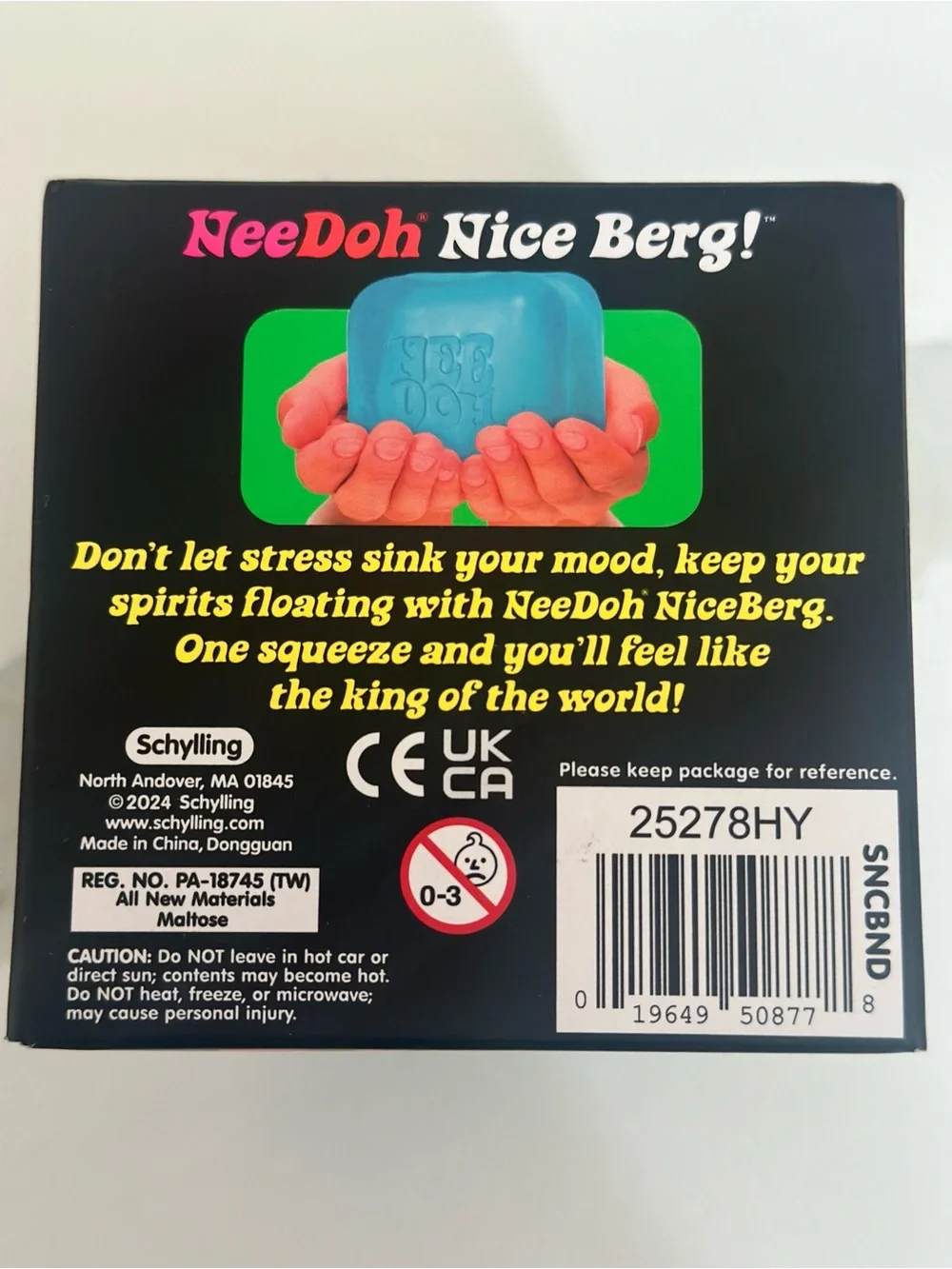 NeeDoh | Toys | One Needoh Nice Berg Blue Xl Giant Nee Doh Niceberg ...